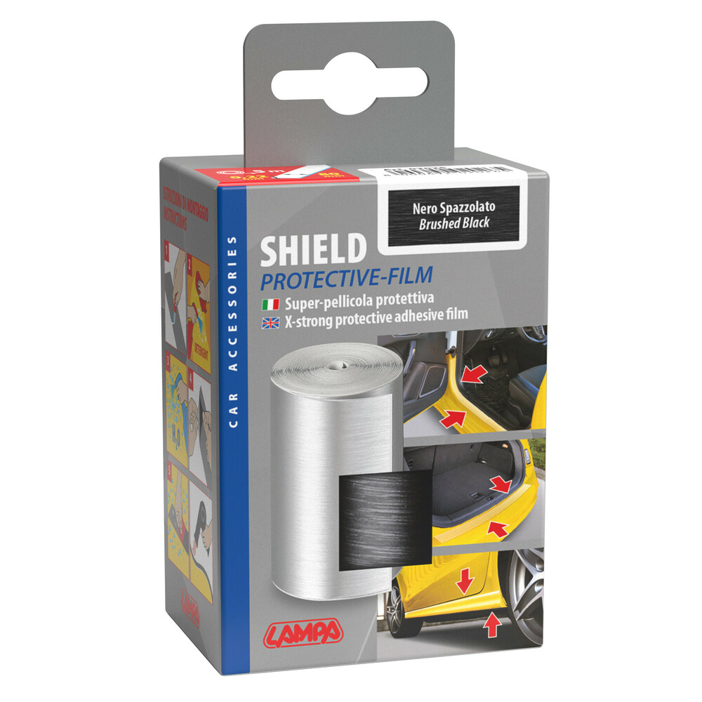 Shield, super-pellicola protettiva adesiva - Nero spazzolato
