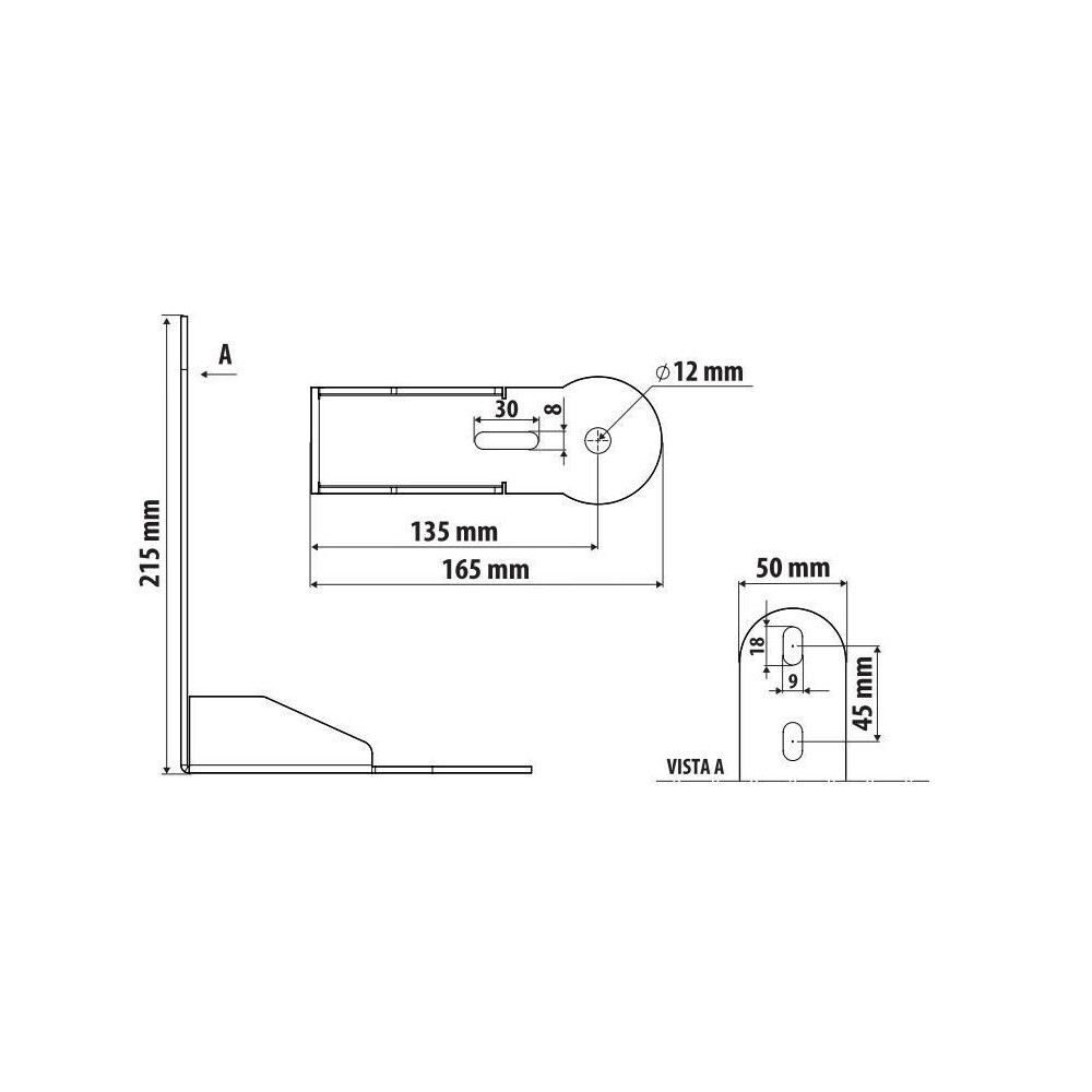 CB antenna bracket - Front visor fitting - compatible for Daf XF (06/21 ...