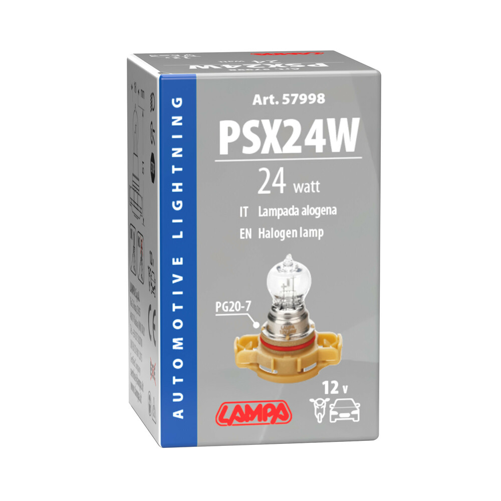 12V Halogen lamp - PSX24W - 24W - PG20-7 - 1 pcs - Box
