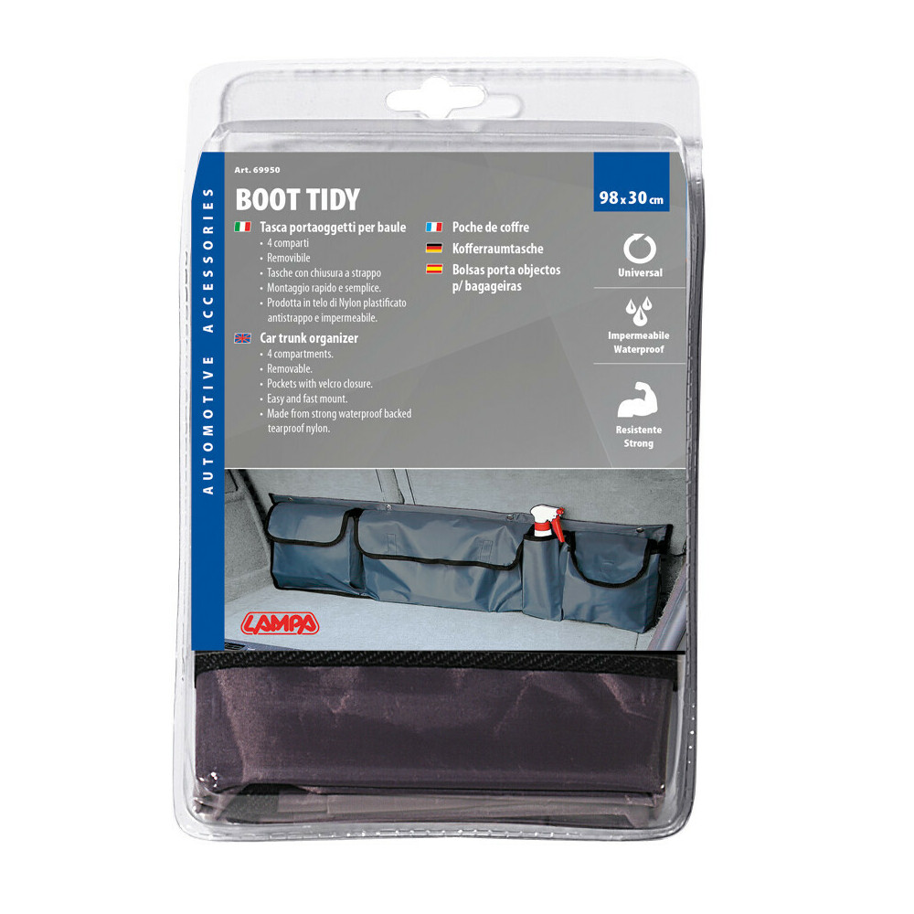 Boot Tidy, trunk organizer