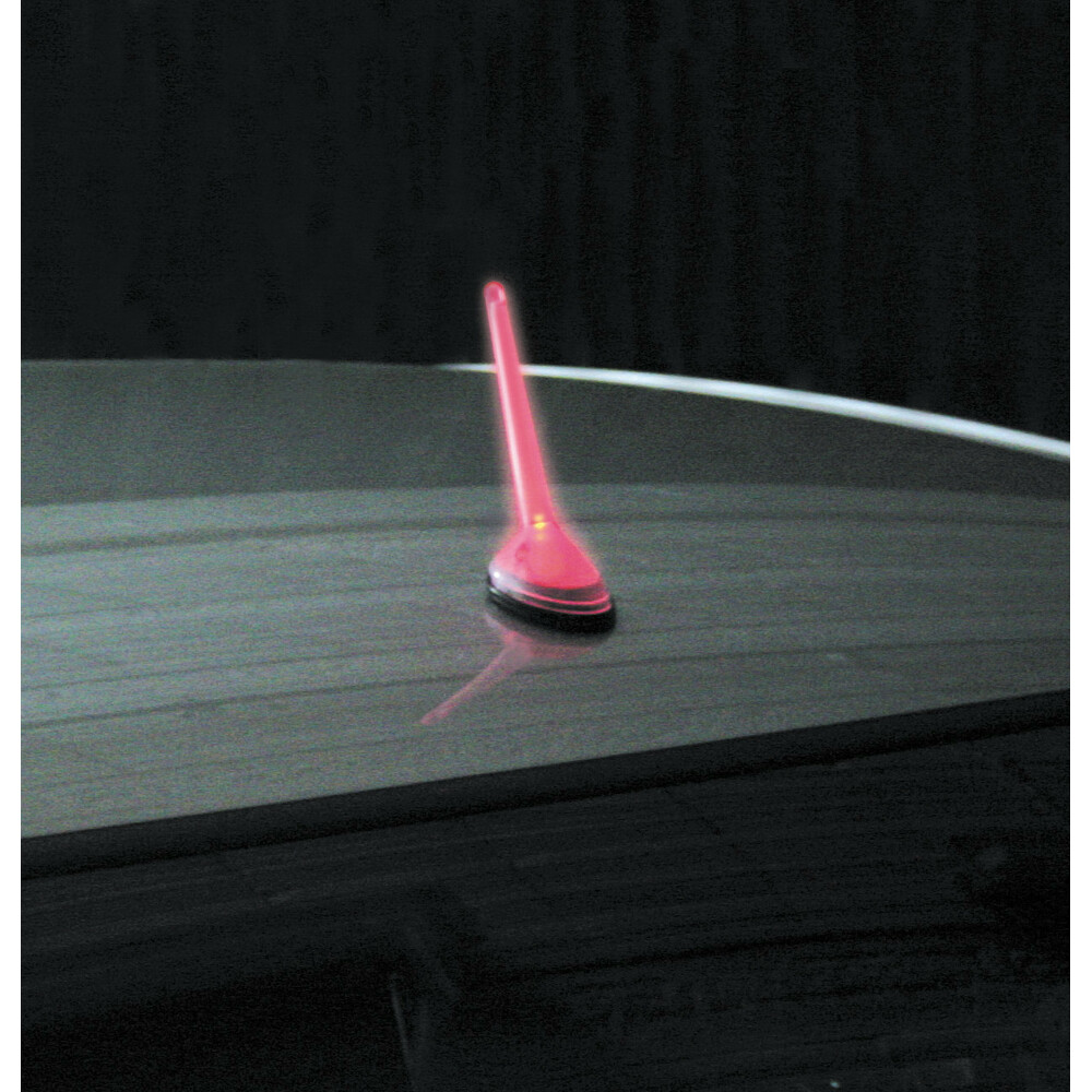 Led illuminated antenna - Blinking light - Red