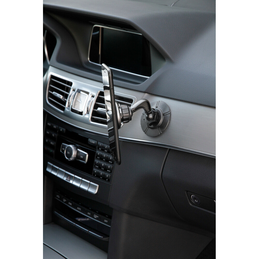 Magneto Stick, magnetic phone holder with adhesive base