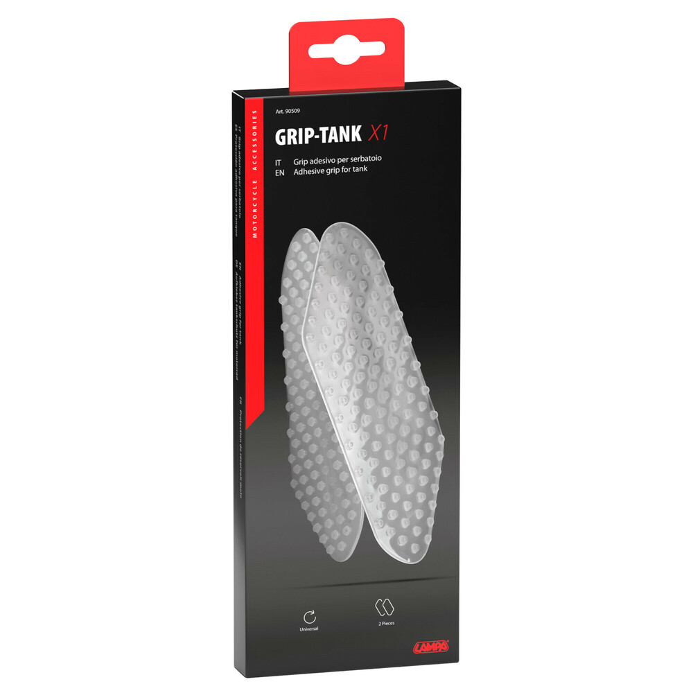 Grip-Tank X1, adhesive tank pads - Clear