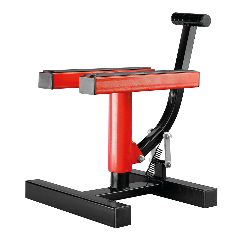 Cross Lift, the universal motorbike lift stand for cross/enduro models - Red